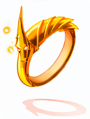Ronin Market | Gold Demon Ring#137050